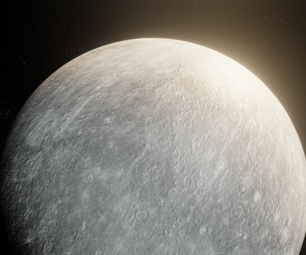 ArtStation - Photorealistic Mercury 8k Textures 3D Model | Game Assets
