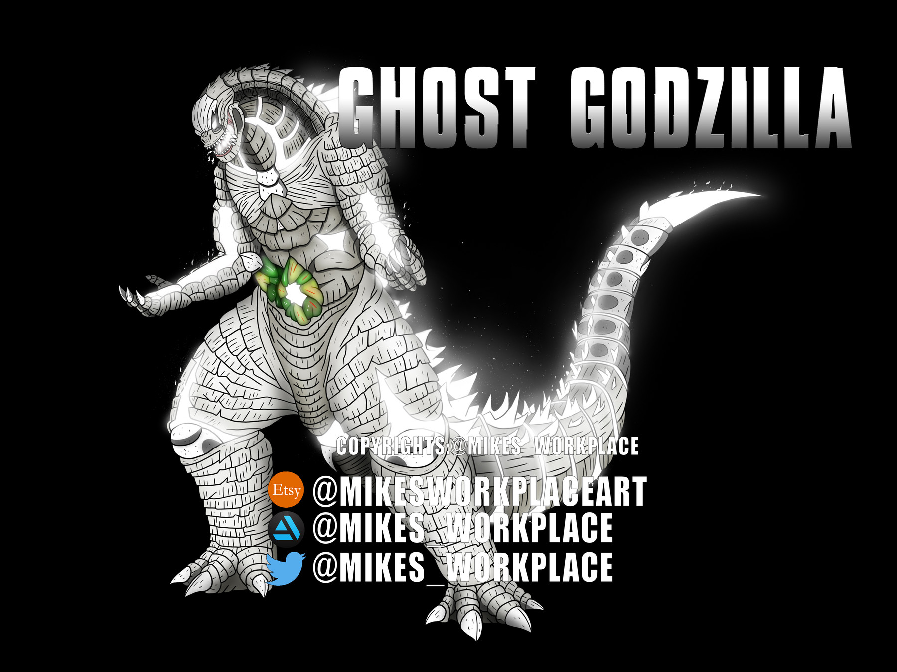 ArtStation - Ghost Godzilla | Artworks
