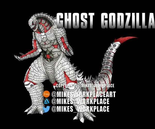 ArtStation - Ghost Godzilla | Artworks