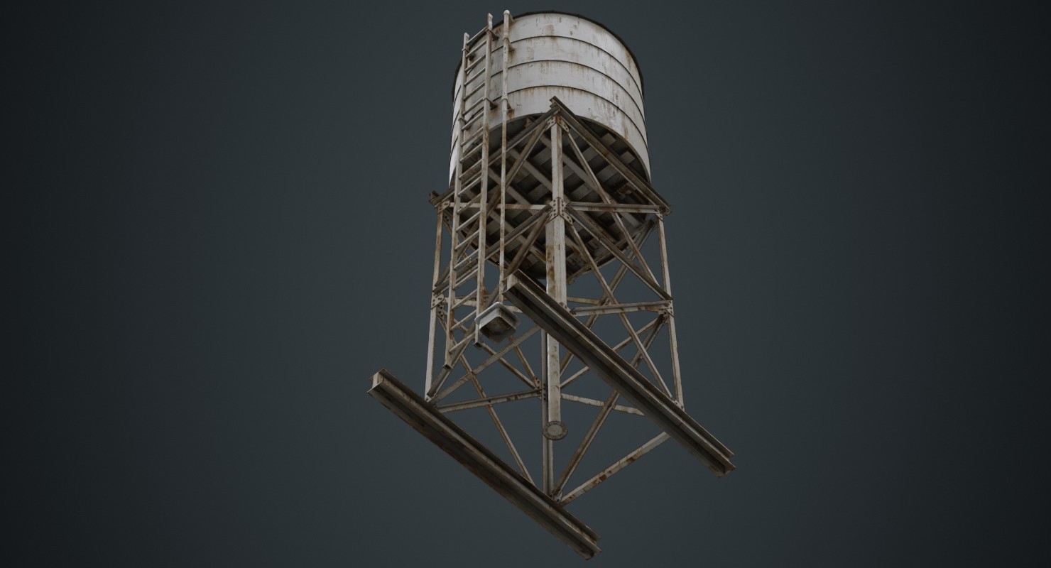 ArtStation - Water Tank 1B | Game Assets