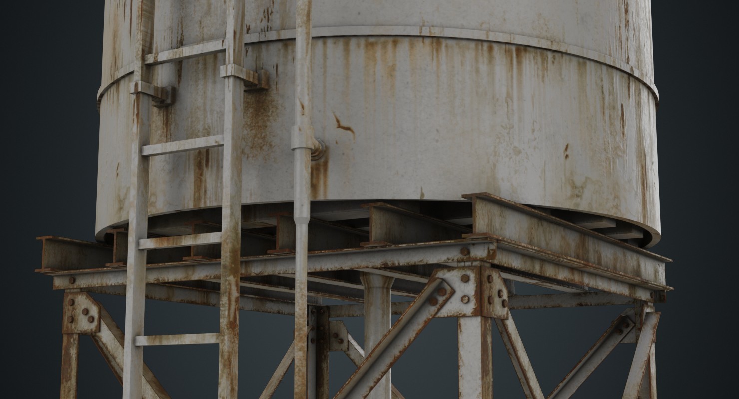 ArtStation - Water Tank 1B | Game Assets