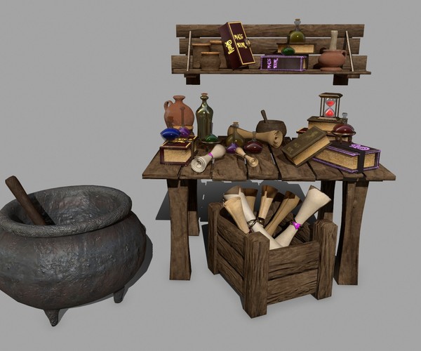 ArtStation - Alchemy Set | Game Assets