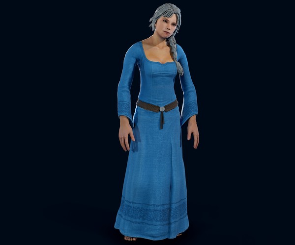 ArtStation - Medieval female | Game Assets