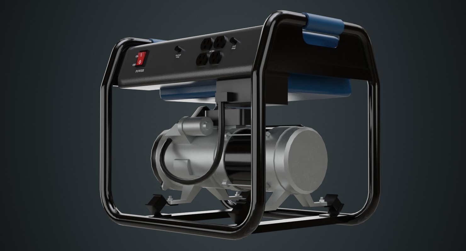 ArtStation - Portable Generator 1A | Game Assets