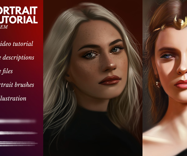 ArtStation - Two - Portrait video tutorial bundle | Tutorials