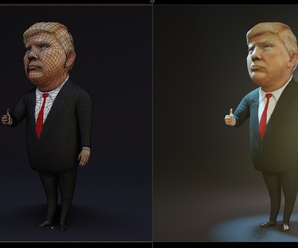 ArtStation - Trump | Game Assets