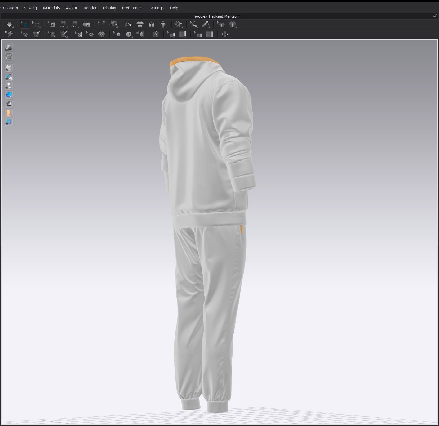 ArtStation - Hoodie Tracksuits, marvelous designer,clo3d | Resources