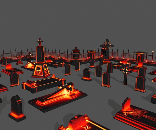 ArtStation - tombstone set | Game Assets