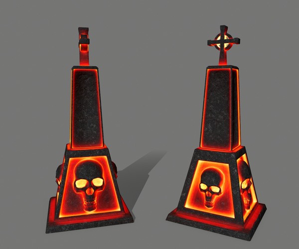 ArtStation - tombstone set | Game Assets