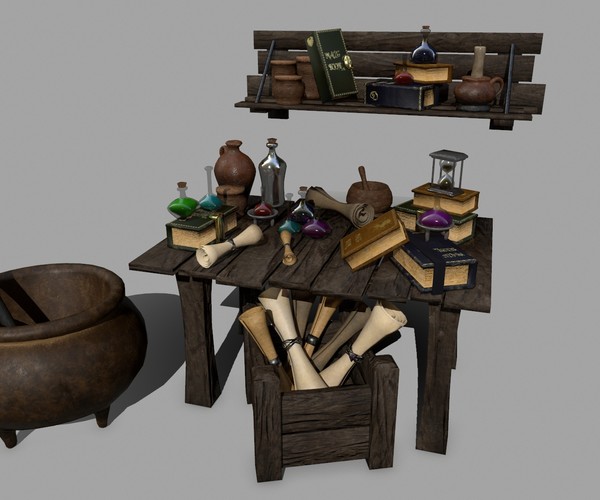 ArtStation - Alchemy Set | Game Assets