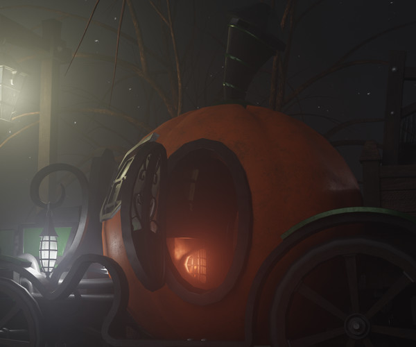 ArtStation - Blender 2.9 3D Model & Render a Stylized Halloween Scene ...