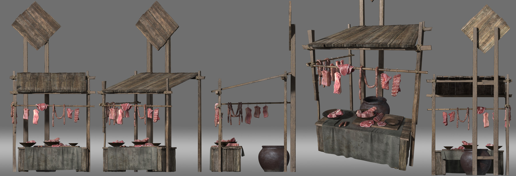 ArtStation - Meat Stall | Resources