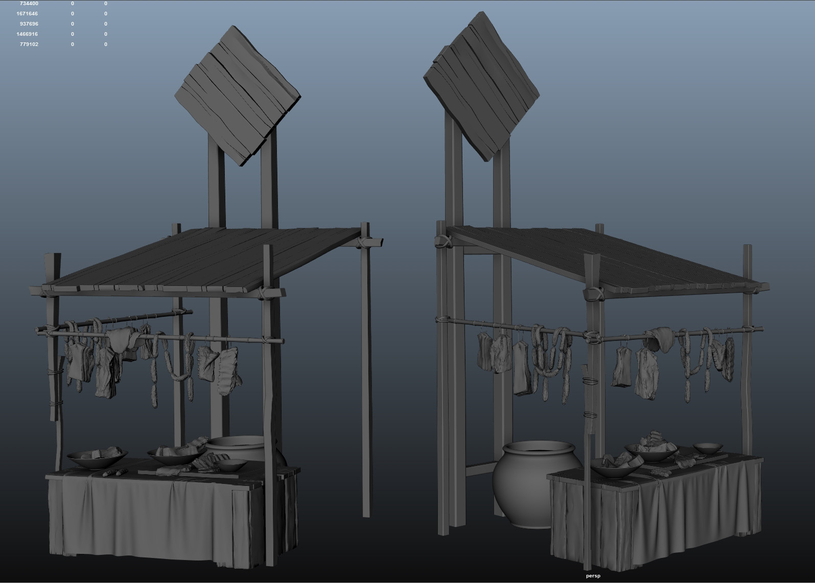ArtStation - Meat Stall | Resources