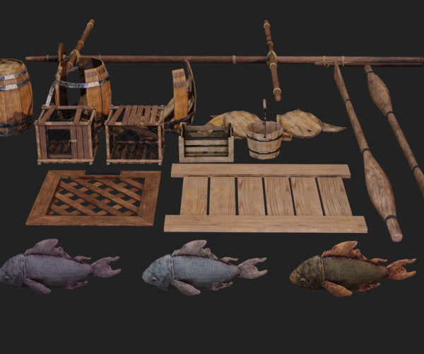 ArtStation - Sea Boat Asset | Game Assets