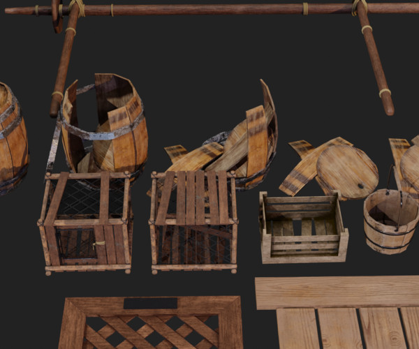 ArtStation - Sea Boat Asset | Game Assets