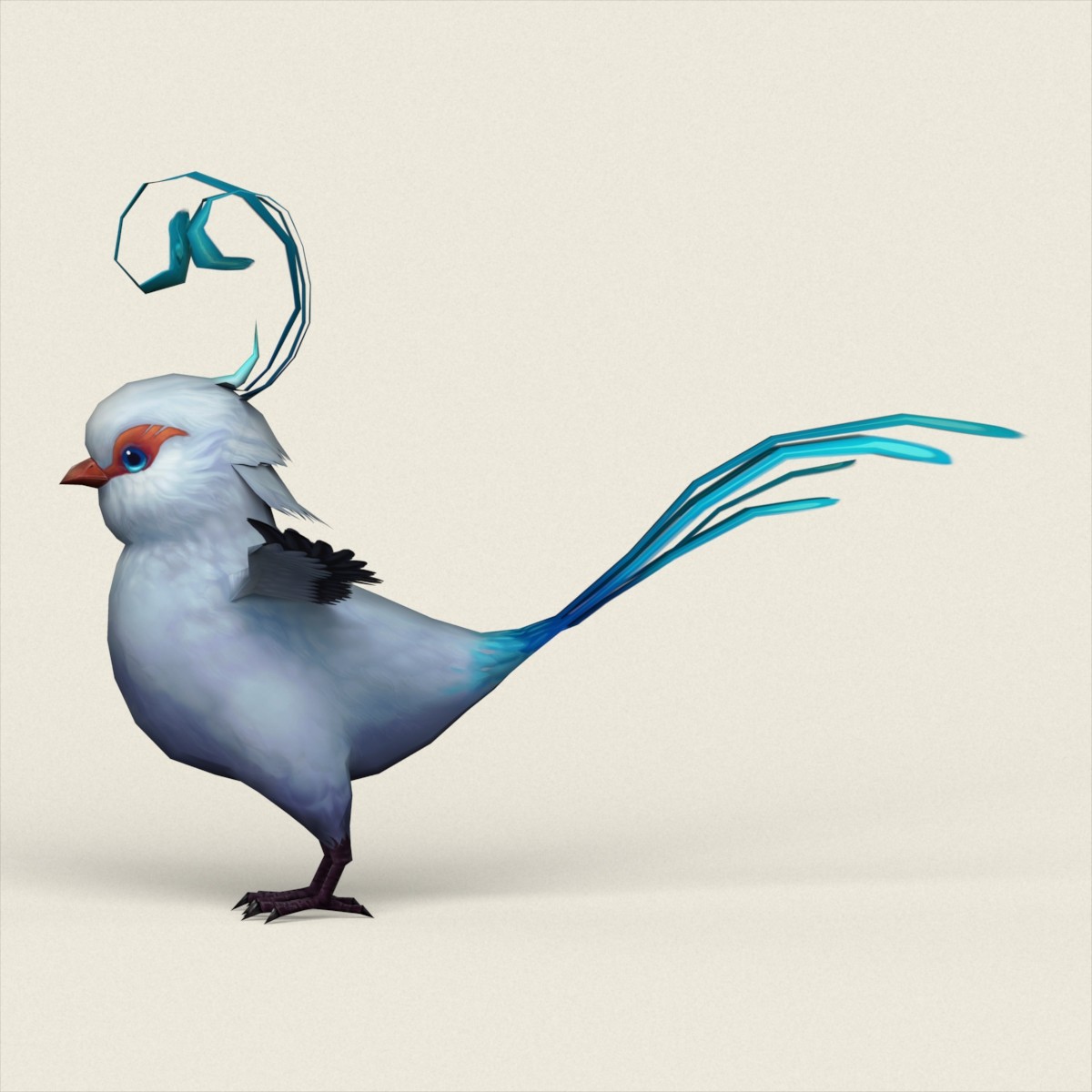 ArtStation - Fantasy Singing Bird 3D Model | Game Assets