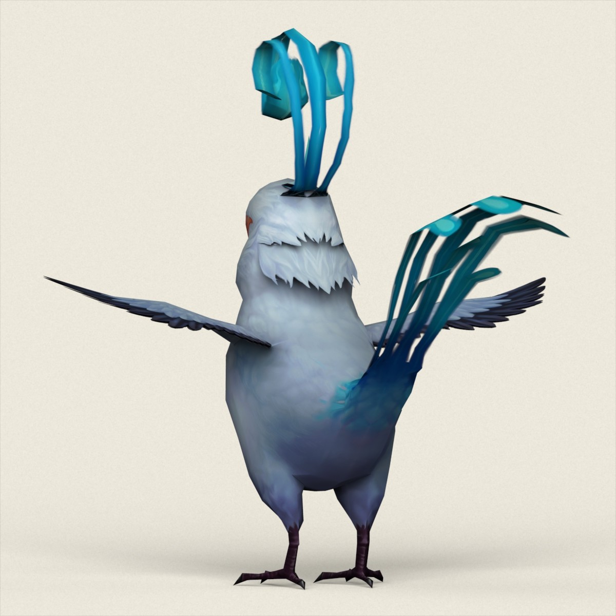 ArtStation - Fantasy Singing Bird 3D Model | Game Assets