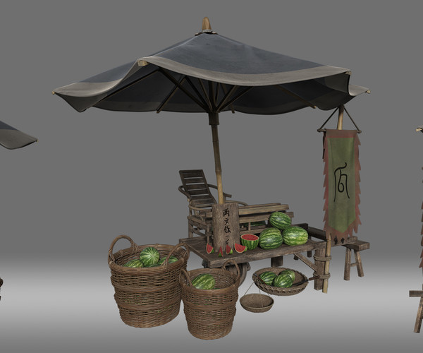 ArtStation - Watermelon Stand | Resources