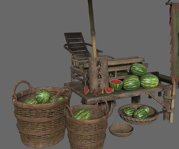 ArtStation - Watermelon Stand | Resources