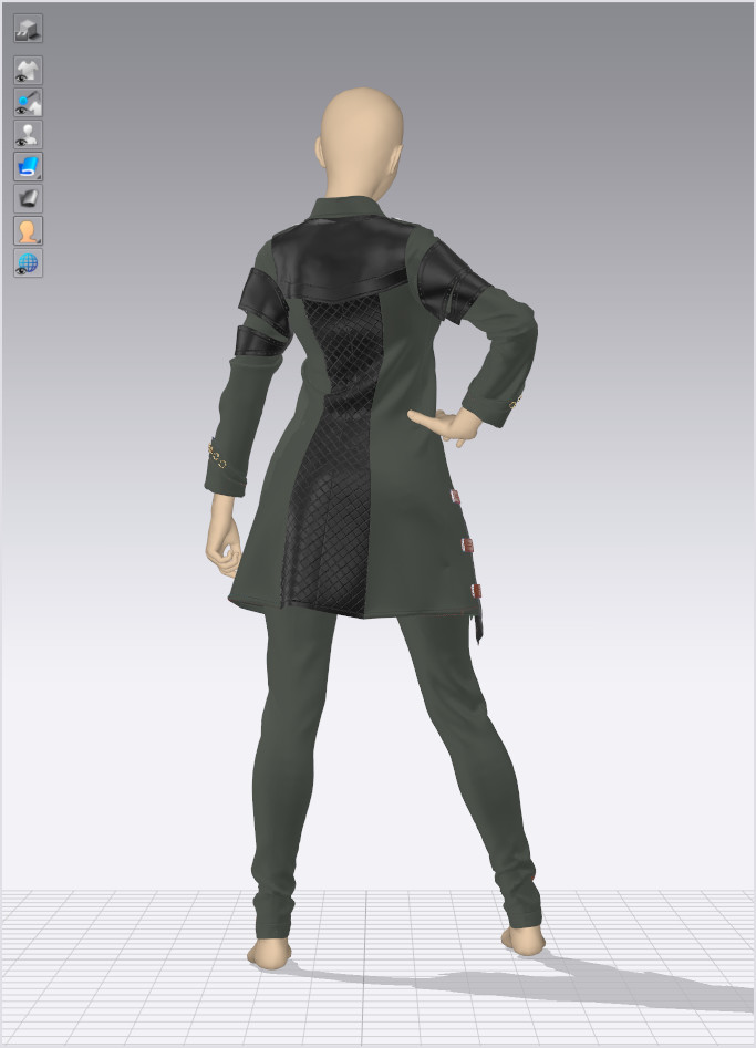 ArtStation - Female Commander Uniform - 56 Marvelous Designer and Clo3D ...