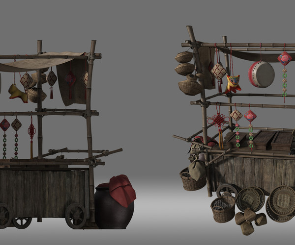 ArtStation - Stall Street stall | Resources