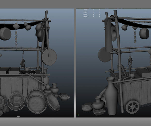 ArtStation - Stall Street stall | Resources