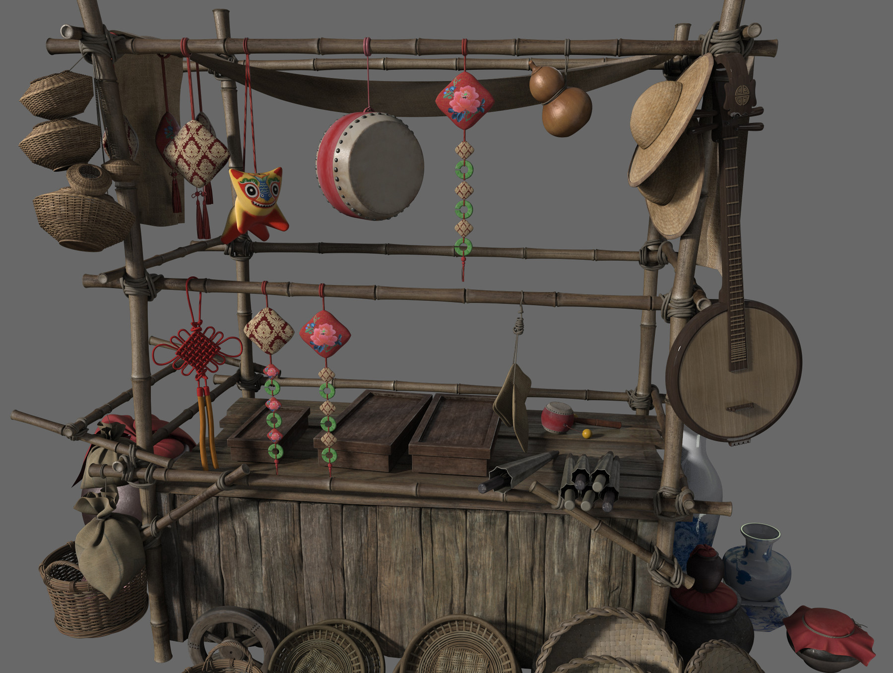 ArtStation - Stall Street stall | Resources