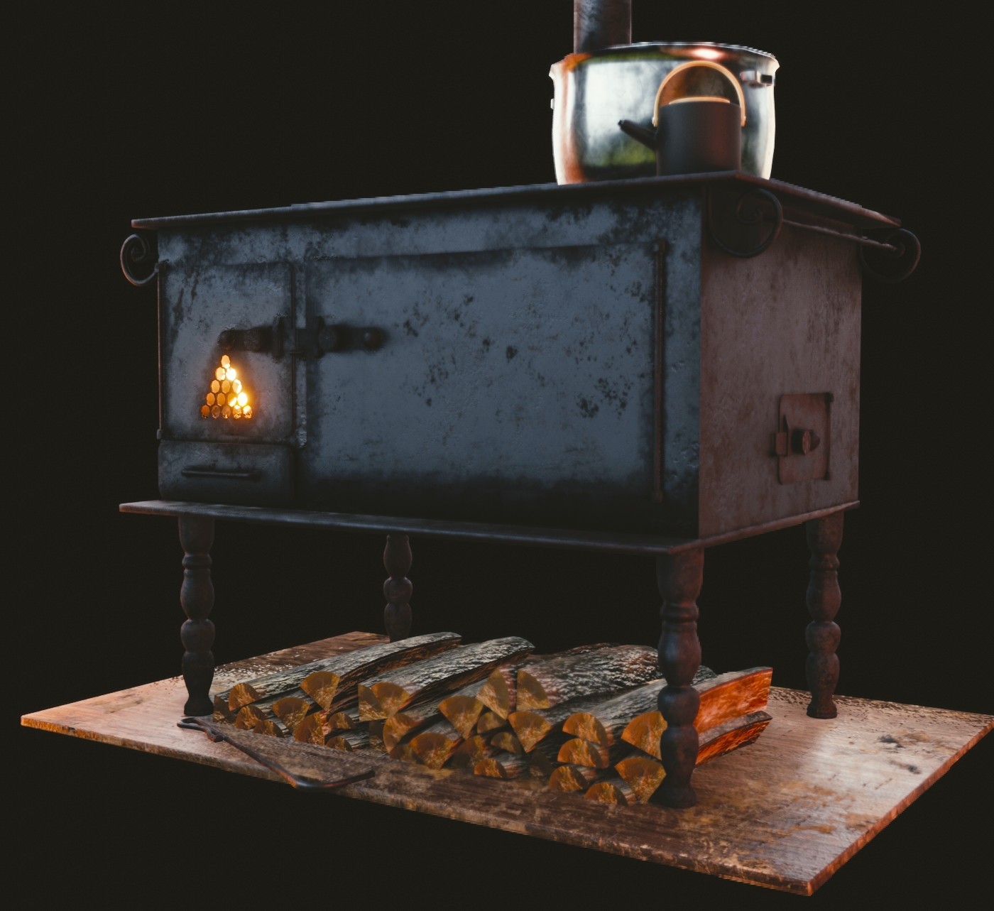 ArtStation - Gameready furnace | Resources
