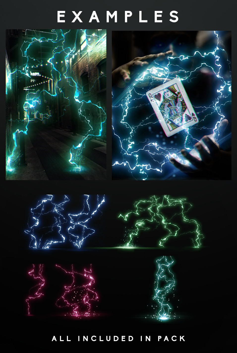 ArtStation - Epic Lightning and Electricity Stock Photo Pack for ...