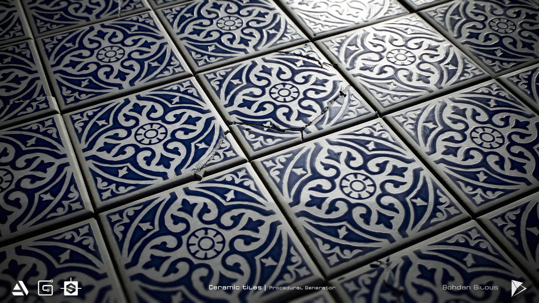 ArtStation - Ceramic tiles | Procedural generator | SBS & SBSAR | Resources