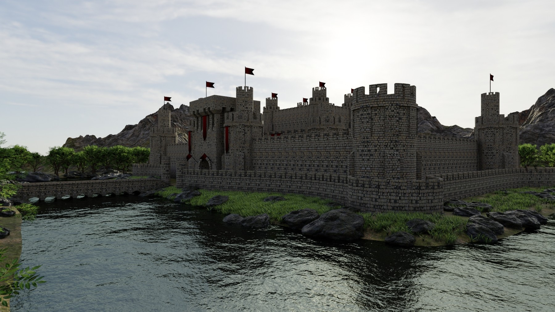 ArtStation - Castle Scene | Game Assets
