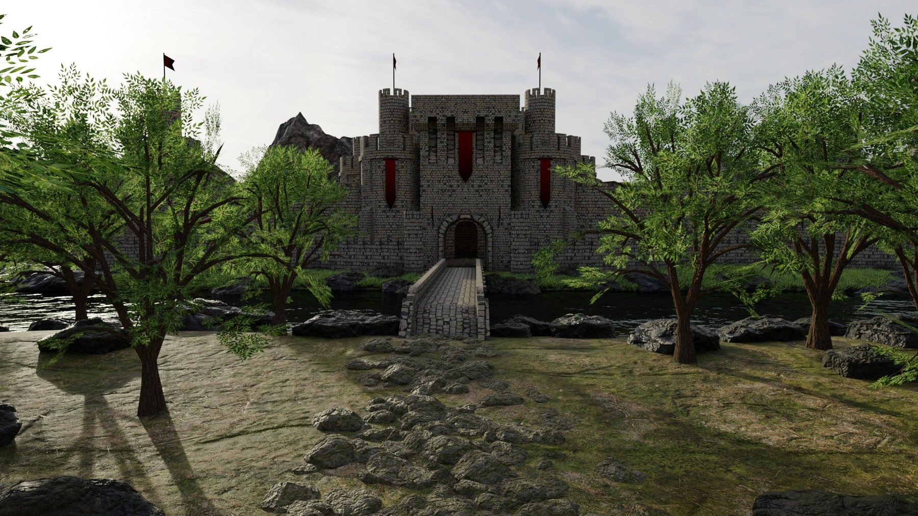 ArtStation - Castle Scene | Game Assets