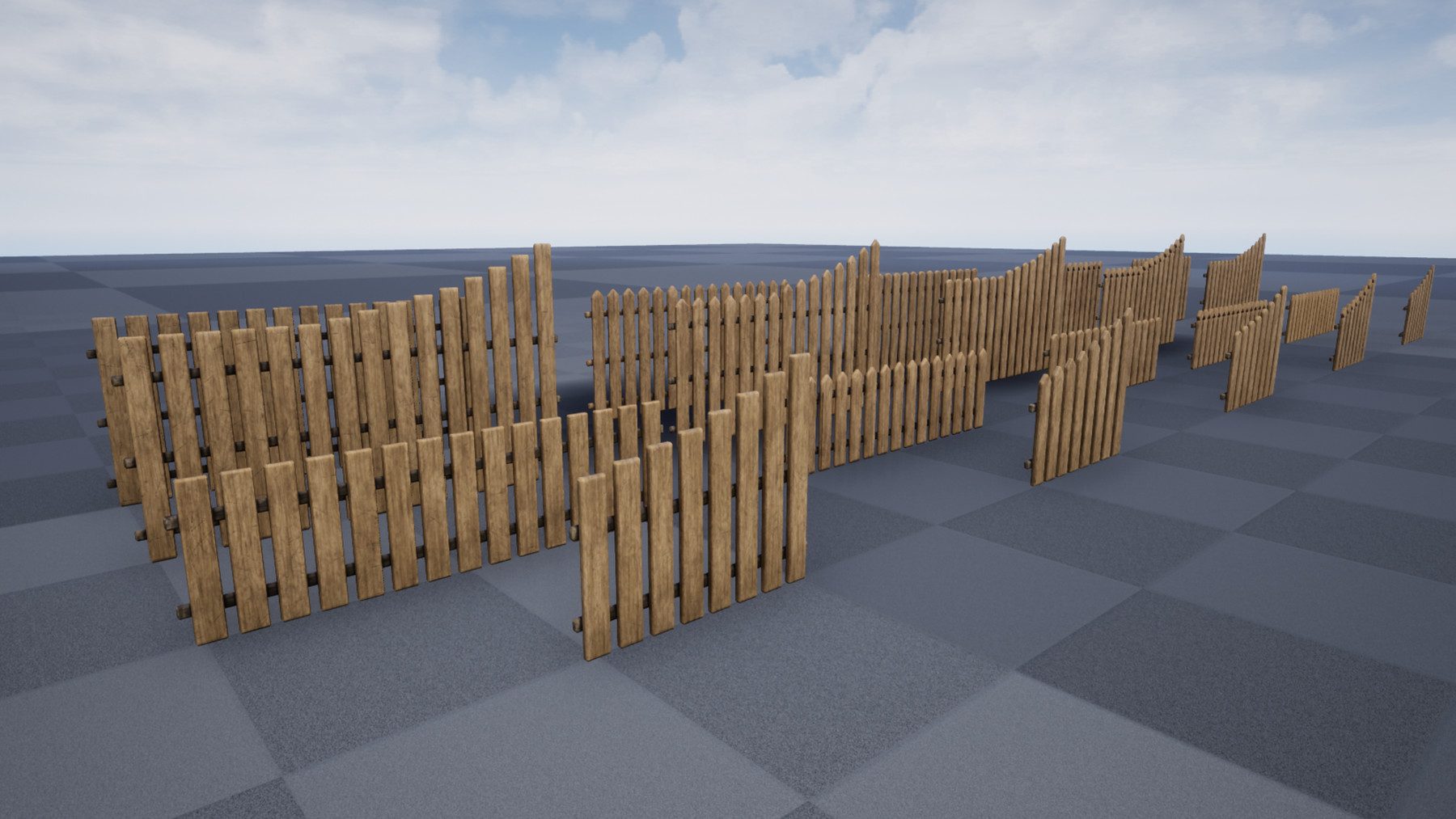 ArtStation - Fence Set Vol 1 For Unreal Engine | Game Assets