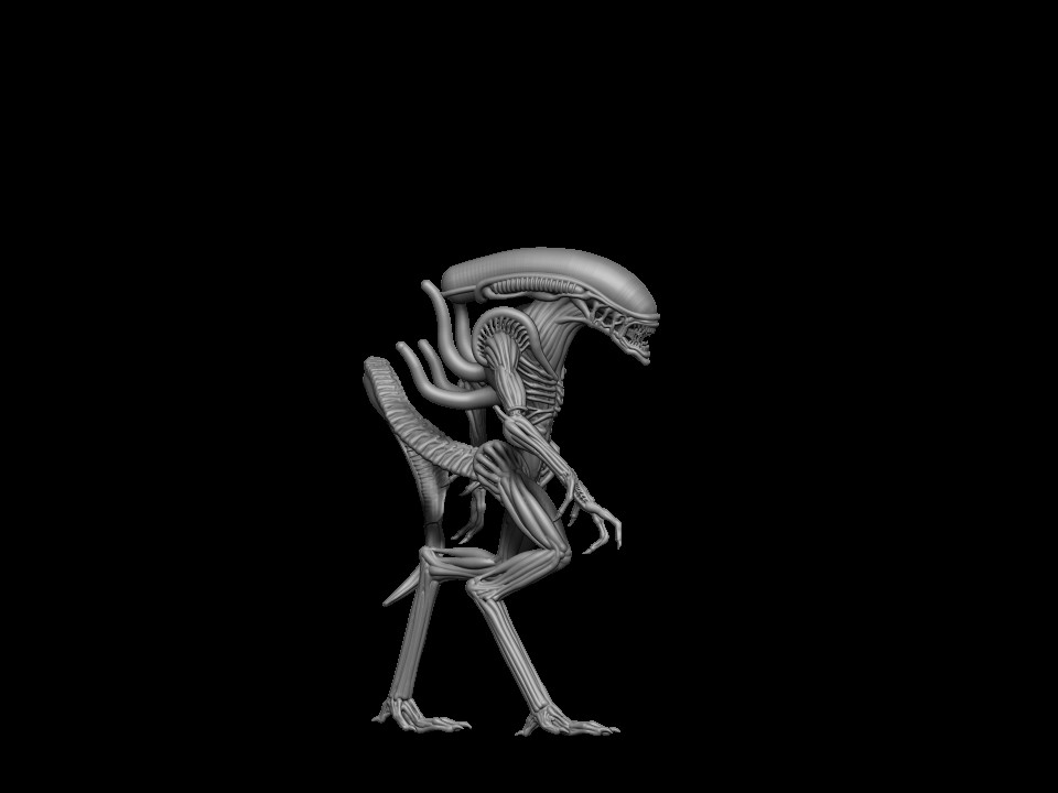 ArtStation - alien 3d model | Resources