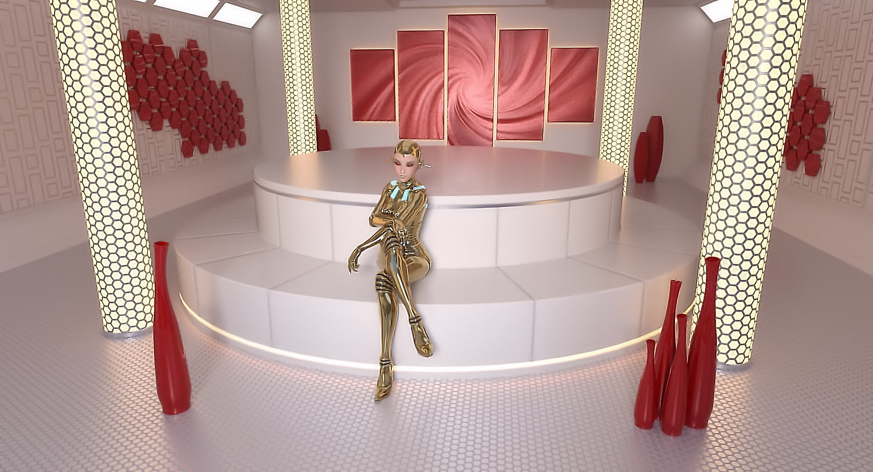 ArtStation - Red Room Golden Musings | Artworks