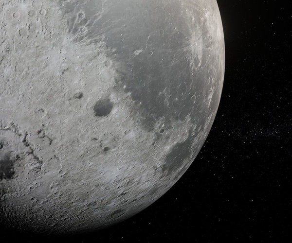 ArtStation - Photorealistic Moon 8k Textures 3D Model | Game Assets