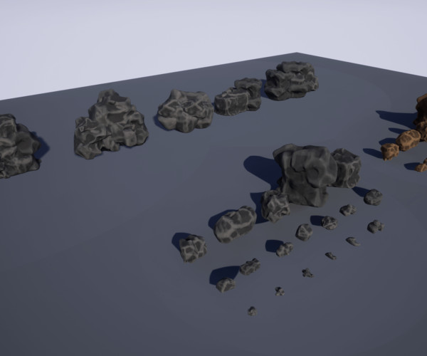 ArtStation - Stylized Rocks Vol 1 For Unreal Engine | Game Assets