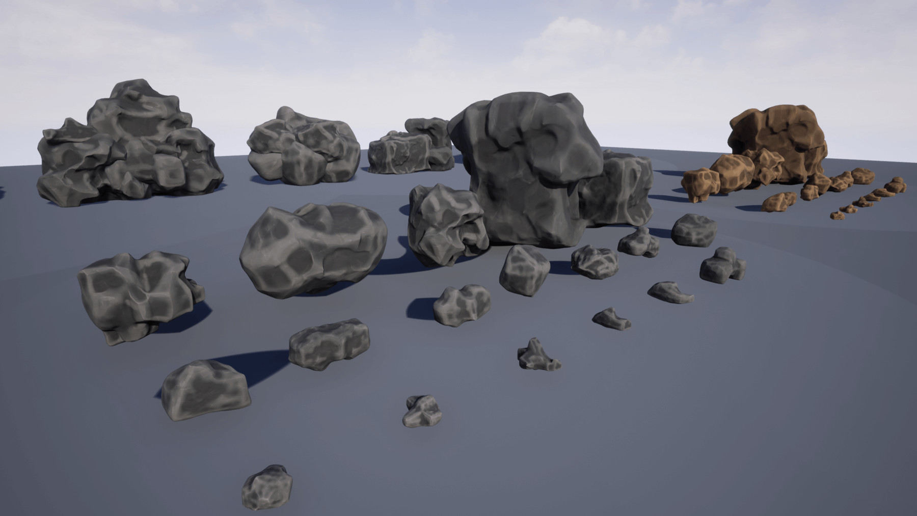 ArtStation - Stylized Rocks Vol 1 For Unreal Engine | Game Assets