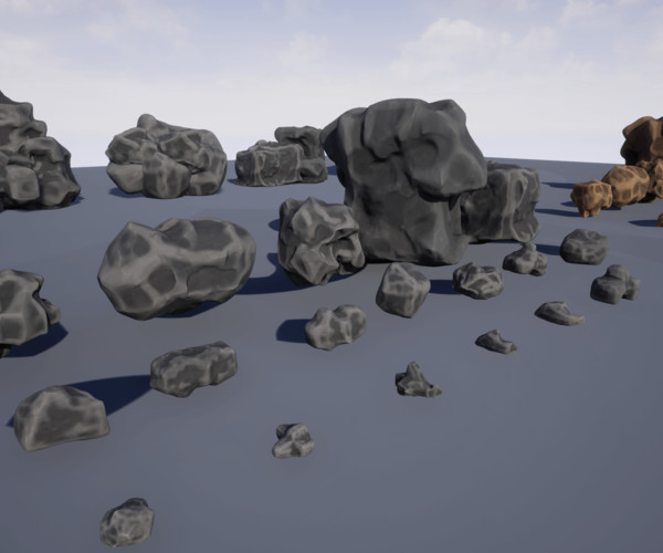ArtStation - Stylized Rocks Vol 1 For Unreal Engine | Game Assets
