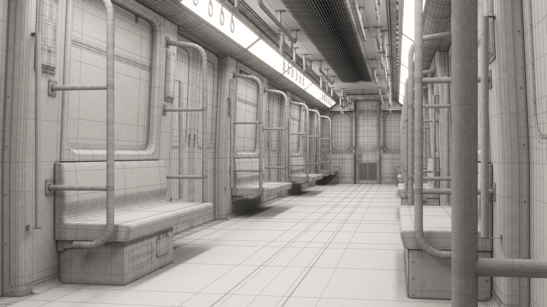 ArtStation - Metro Train | Resources