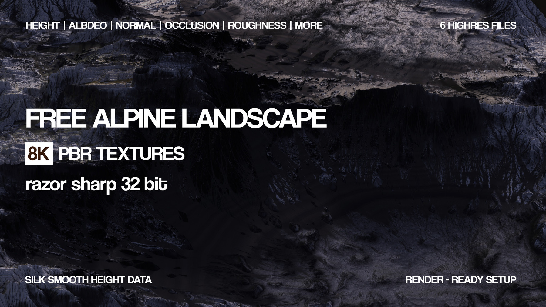 ArtStation - Free 8K Alpine landscape | Game Assets