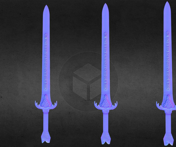 ArtStation - Baphomet-Sword | Game Assets
