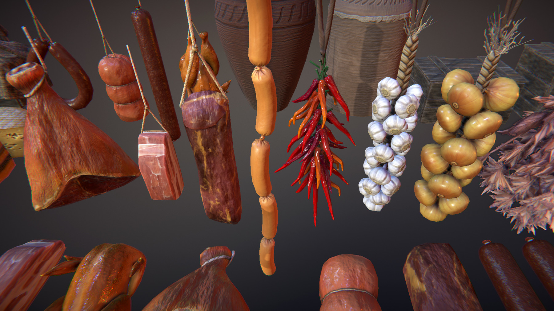ArtStation - Food storeroom | Game Assets