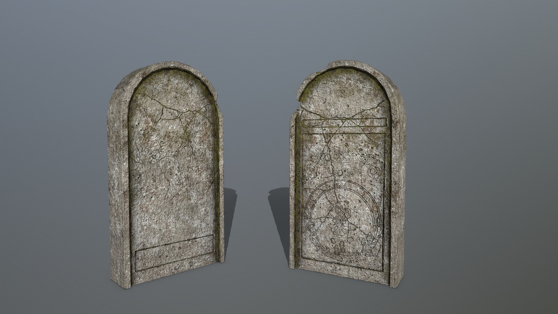 ArtStation - tombstone set | Game Assets