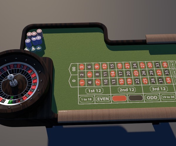 ArtStation - Roulette Table | Game Assets