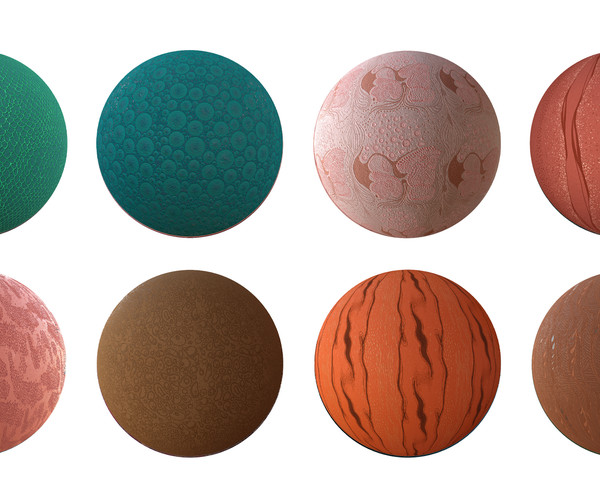 ArtStation - 50 Fantasy style textures illustrated with Substance ...