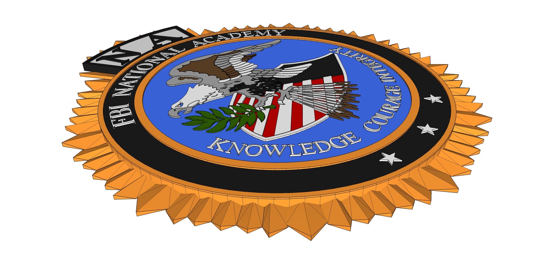 ArtStation - FBI National Academy Seal | Resources
