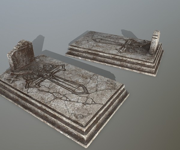 ArtStation - tombstone set | Game Assets