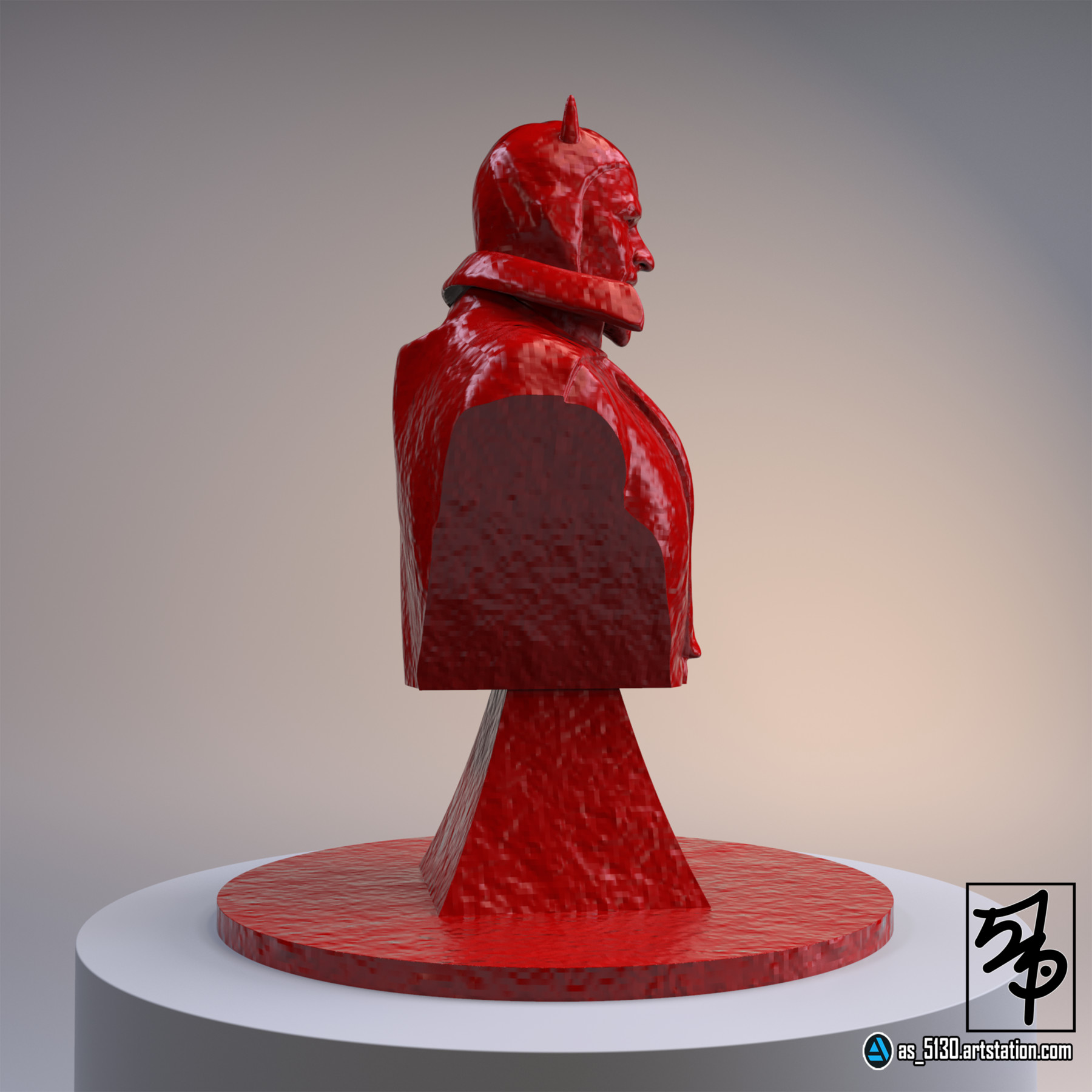 ArtStation - The Devil. (3D Printable Model) | Resources