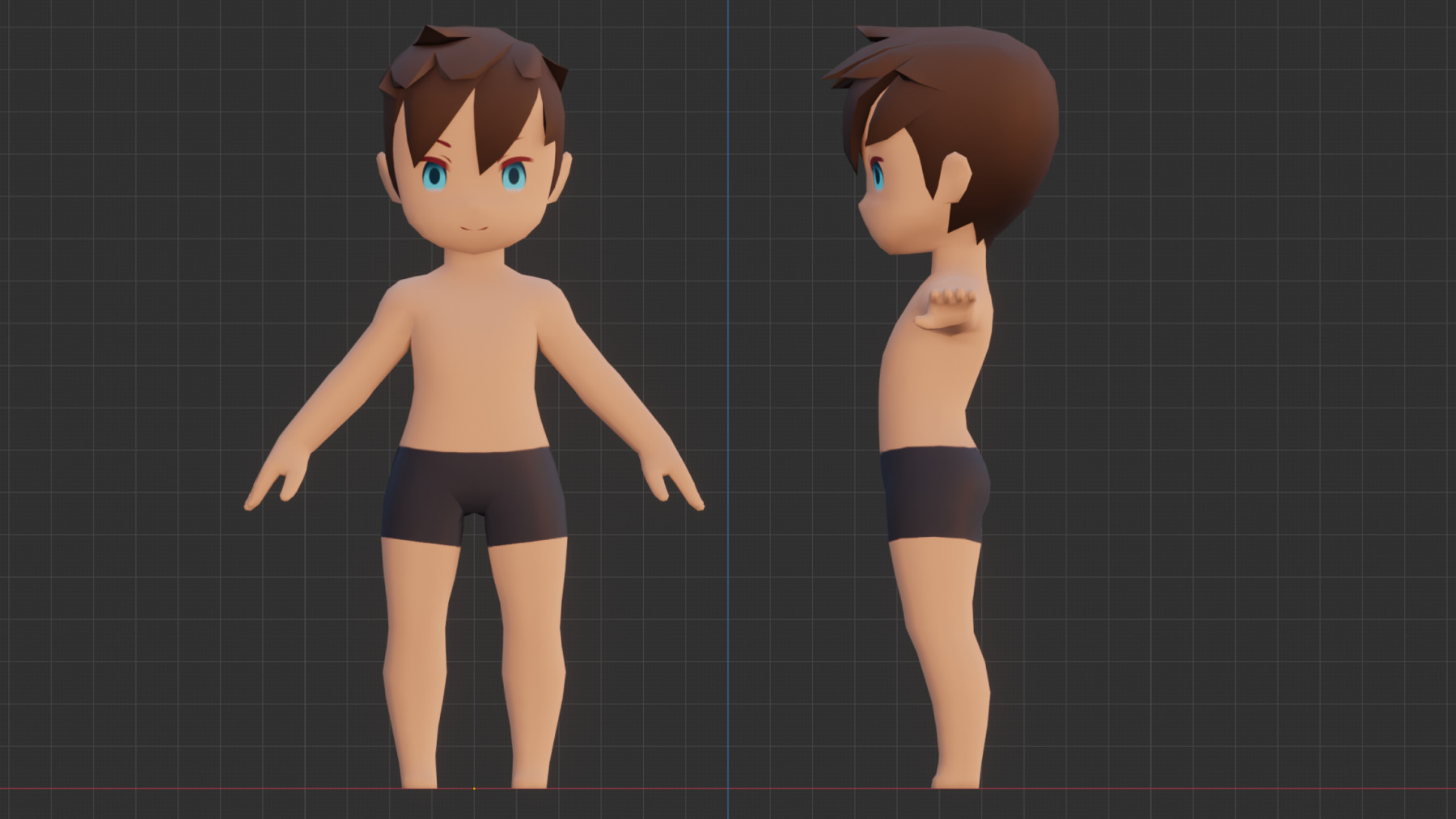 ArtStation - Chibi Heroes Pack + Basemesh | Game Assets